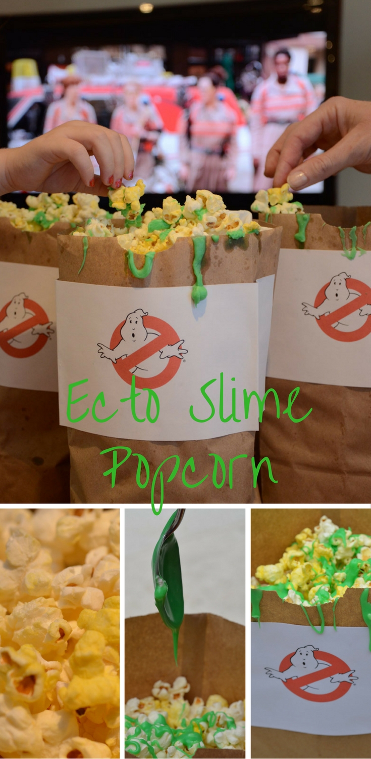 Ghostbusters Ecto Slime Popcorn • Happy Family Blog