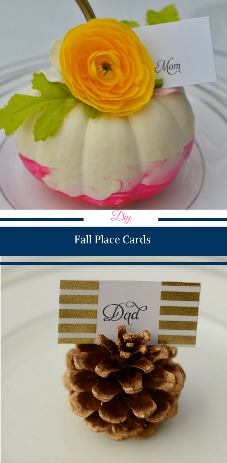 DIY Fall Place Cards • Happy Family Blog