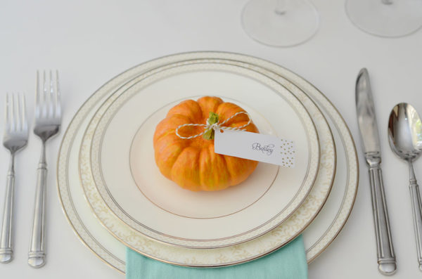 DIY Fall Place Cards • Happy Family Blog