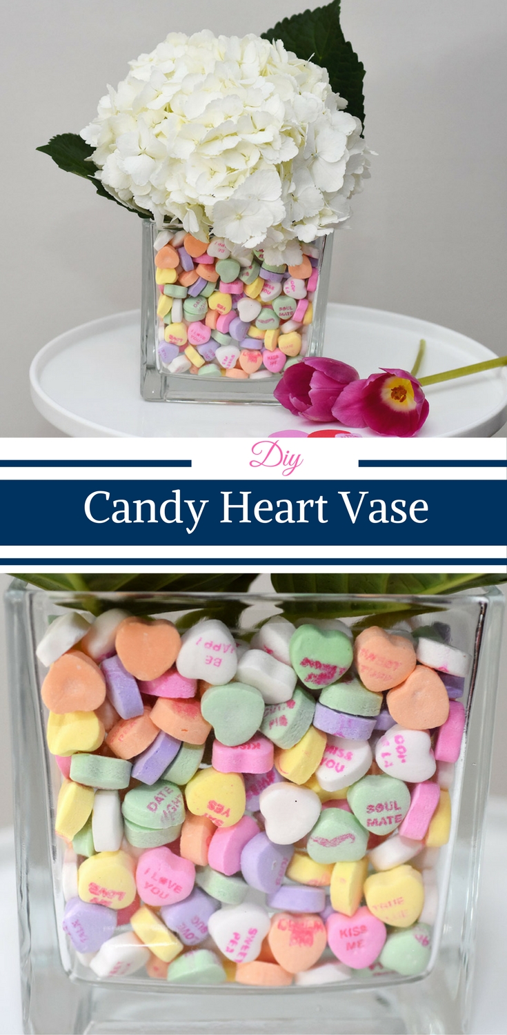 DIY Candy Heart Vase • Happy Family Blog