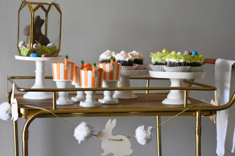 Bunny Treats Bar Cart and Easter Party • Happy Family Blog