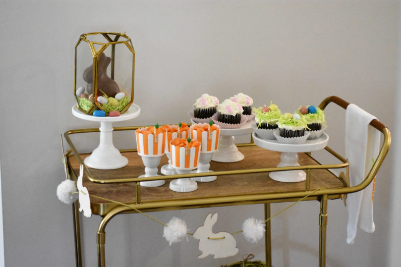 Bunny Treats Bar Cart and Easter Party • Happy Family Blog