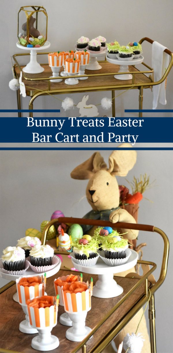 Bunny Treats Bar Cart and Easter Party • Happy Family Blog