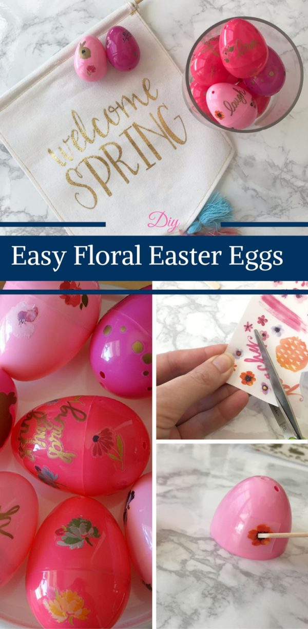 DIY Easy Floral Easter Eggs • Happy Family Blog