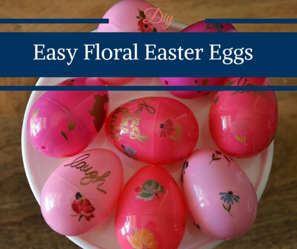 DIY Easy Floral Easter Eggs • Happy Family Blog