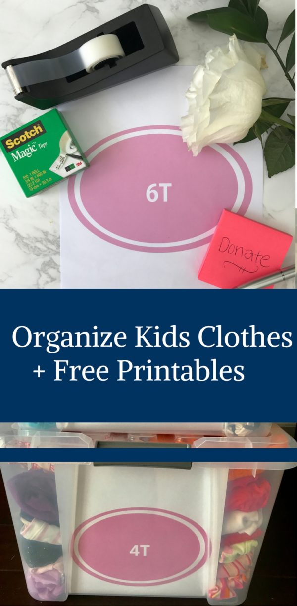 Organize Kids Clothes + Free Printables • Happy Family Blog